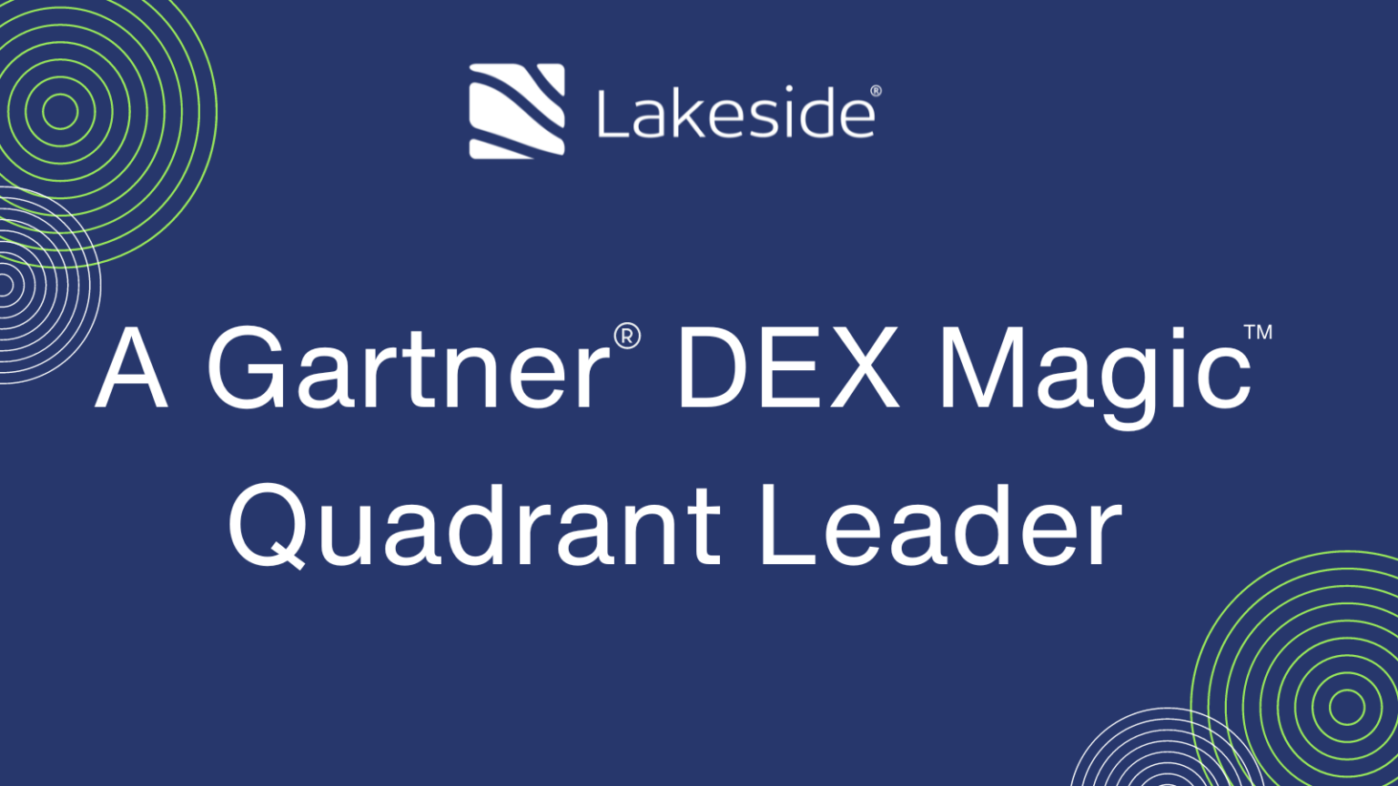 Thank You for Making Lakeside Software a DEX Leader in the Gartner ...